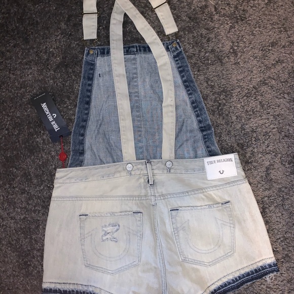 True Religion | Shorts | True Religion Overalls Nwt | Poshmark